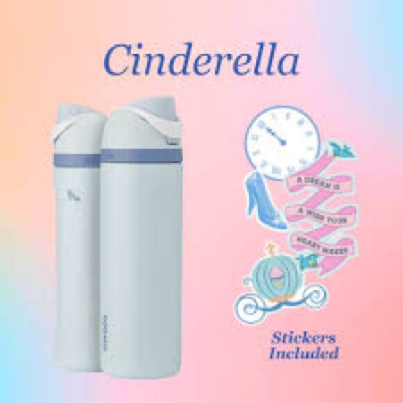 owala | Dining | Disney Princess Cinderella 24 Oz Owala Freesip Nwt ...